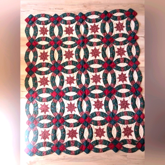 Handmade | Bedding | Intricate Star Pattern Quilt Throw | Poshmark